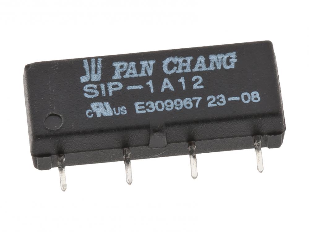 Buy Reed relay SIP-4 12V 0.5A at the right price @ electrokit