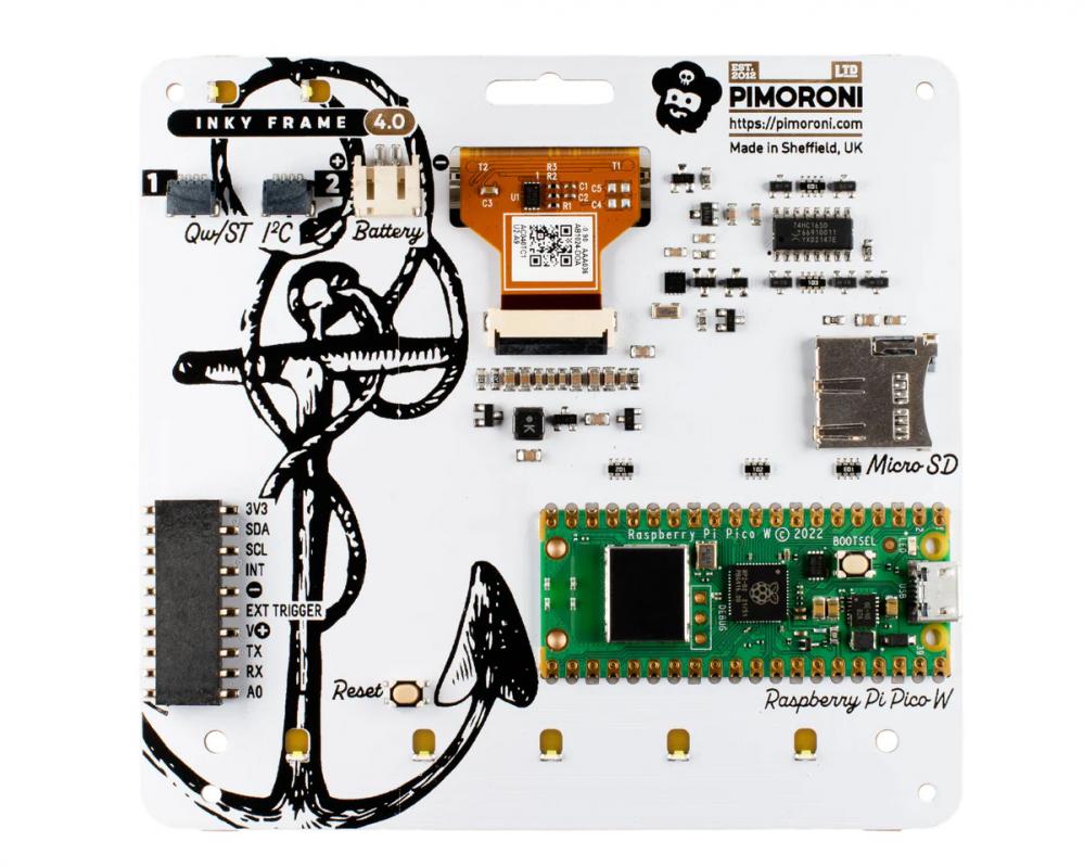 Buy Inky frame 4.0" (incl. Pico W) at the right price @ electrokit
