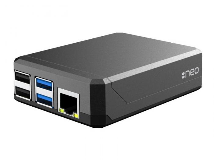 Köp ARGON NEO aluminiumlåda för Raspberry Pi 4 till rätt pris @ electrokit