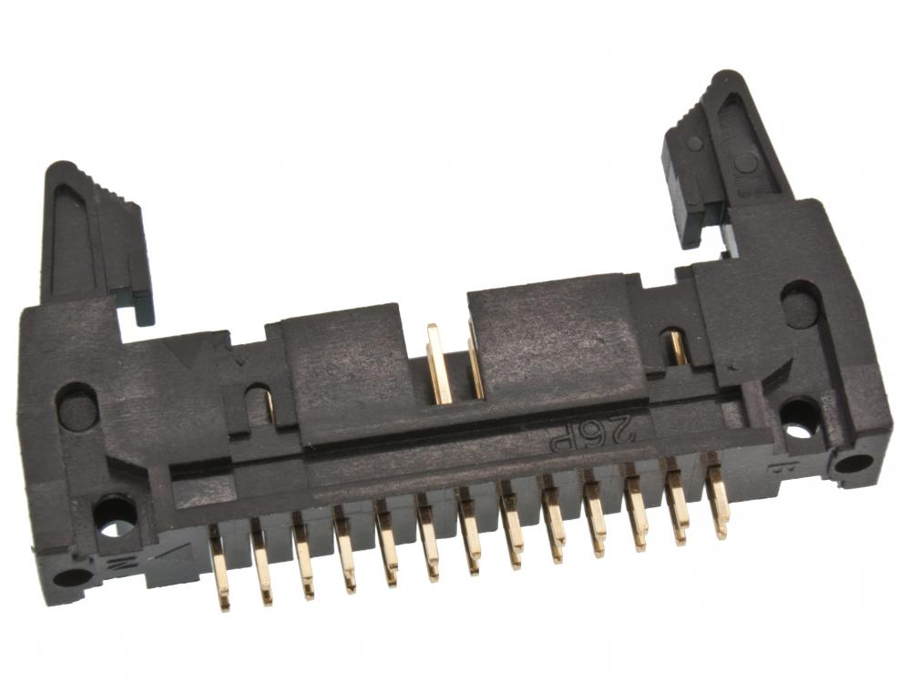 Buy IDC box header PCB 26-p with ejector 2.54mm at the right price ...