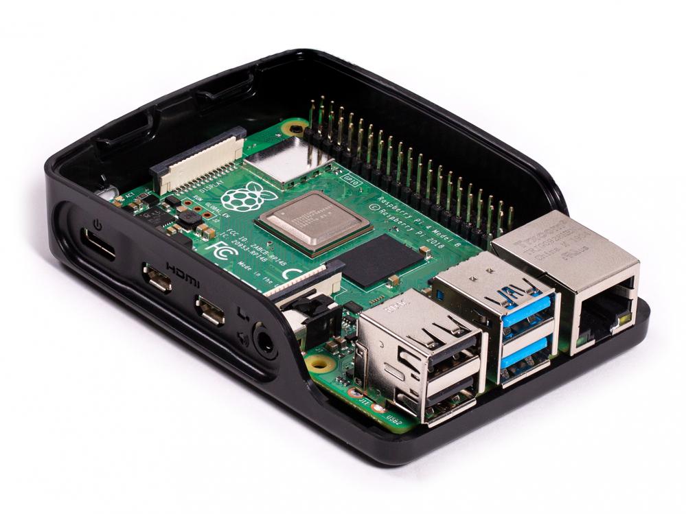 Buy Raspberry Pi 4 Official Case Dark Grey At The Right Price Electrokit 