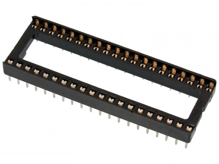 Buy DIL-socket 40-pin at the right price @ electrokit