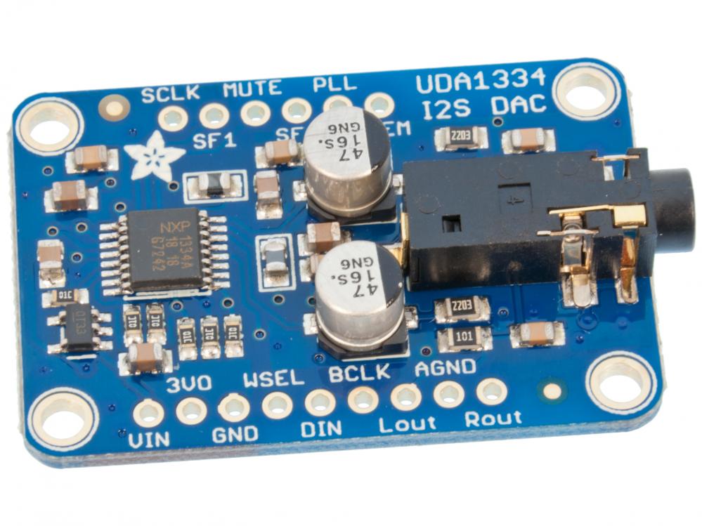 Buy UDA1334A Stereo DAC I2S at the right price @ electrokit
