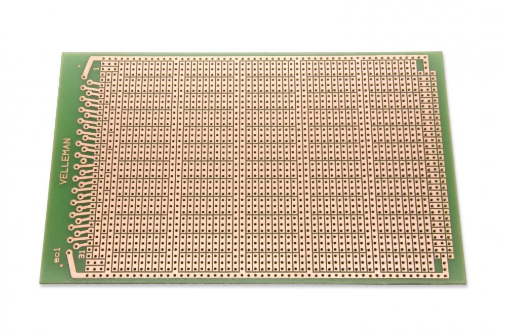 Buy Experiment board IC 100x160 FR4 at the right price @ electrokit