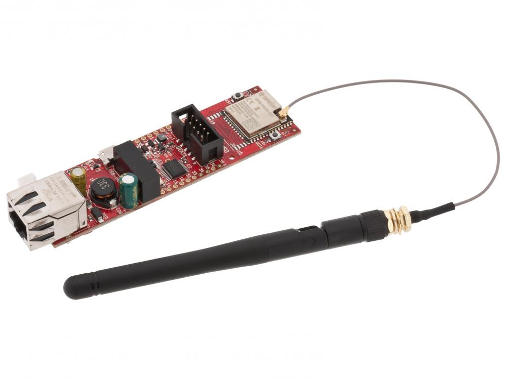 Buy ESP32-WROOM-32E utvecklingskort Ethernet PoE - extern antenn at the ...