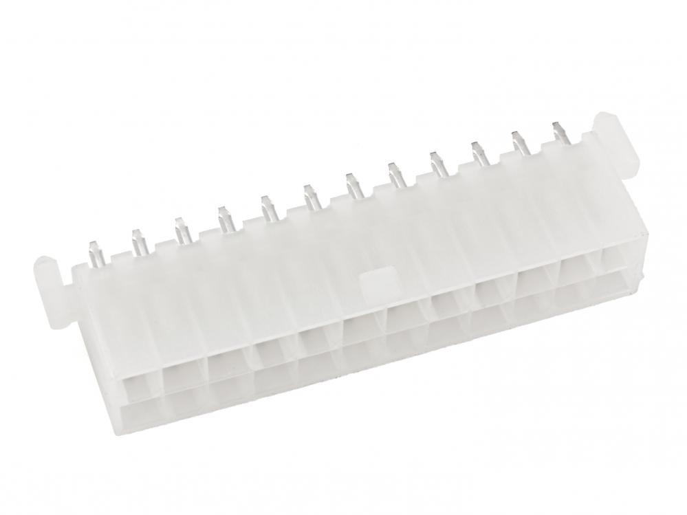 Buy Header PCB Mini-Fit Jr male 2x12p ATX 24 pin vertical at the right ...