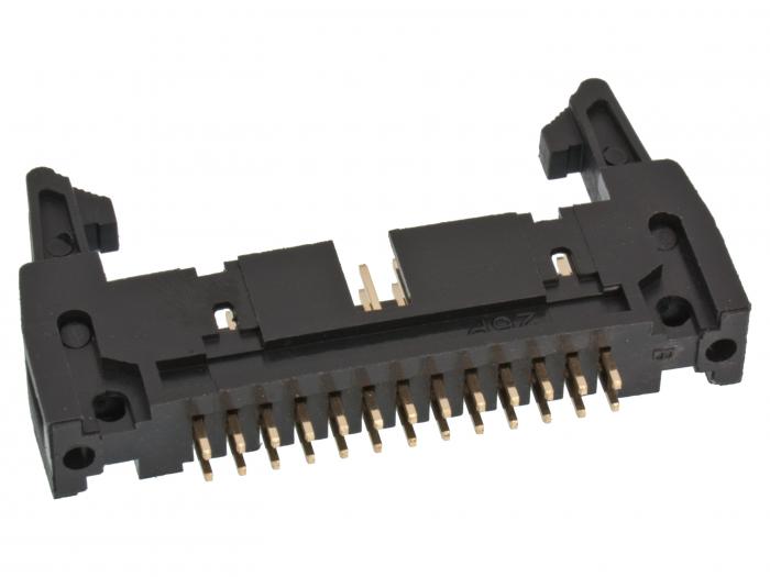 Buy IDC box header PCB 26-p with long ejector 2.54mm at the right price ...