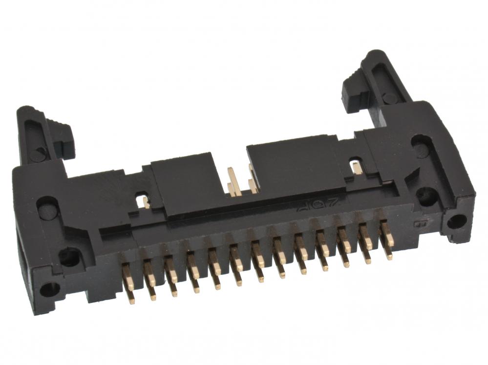 Buy IDC box header PCB 26-p with long ejector 2.54mm at the right price ...