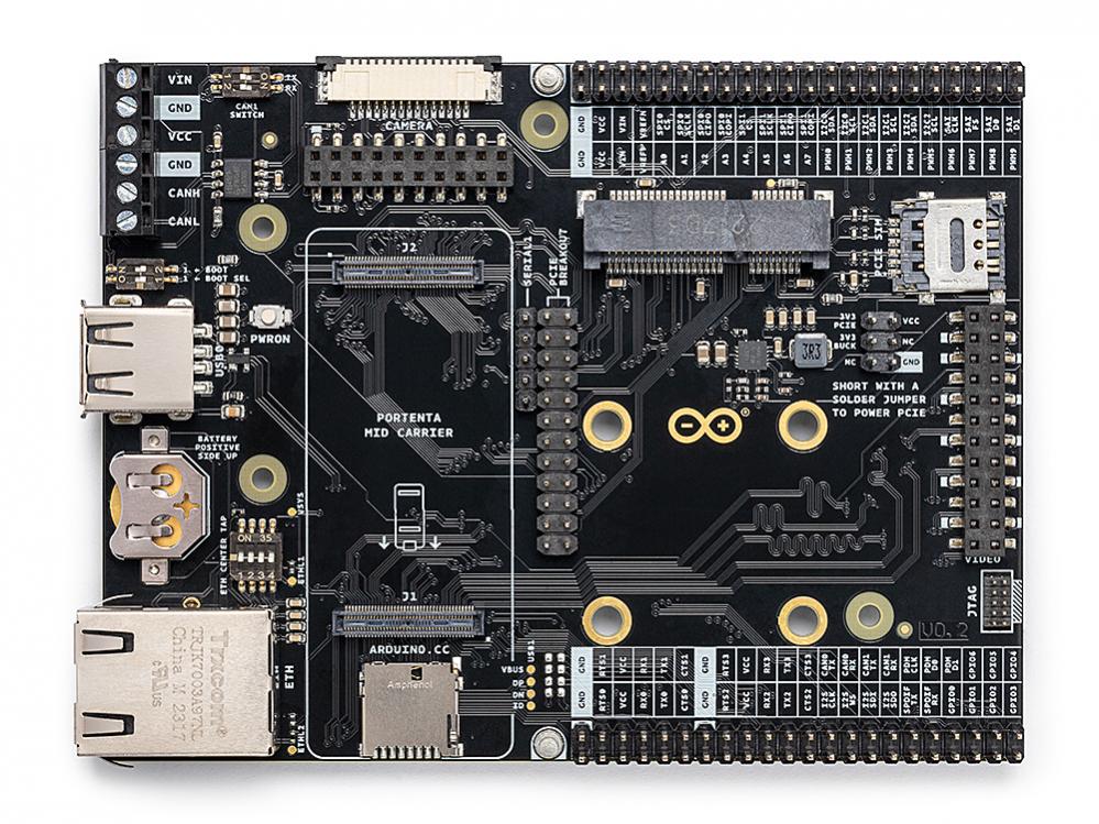 Buy Arduino Portenta Mid Carrier at the right price @ electrokit