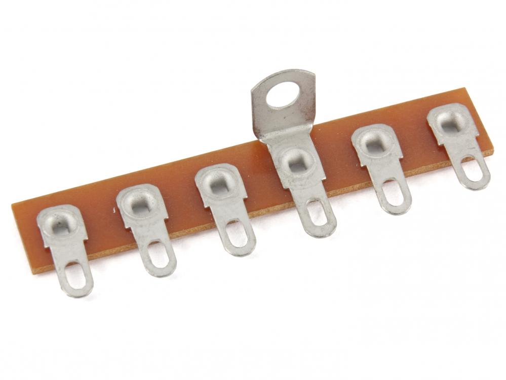 Buy Terminal strip 6-p 7.62mm at the right price @ electrokit