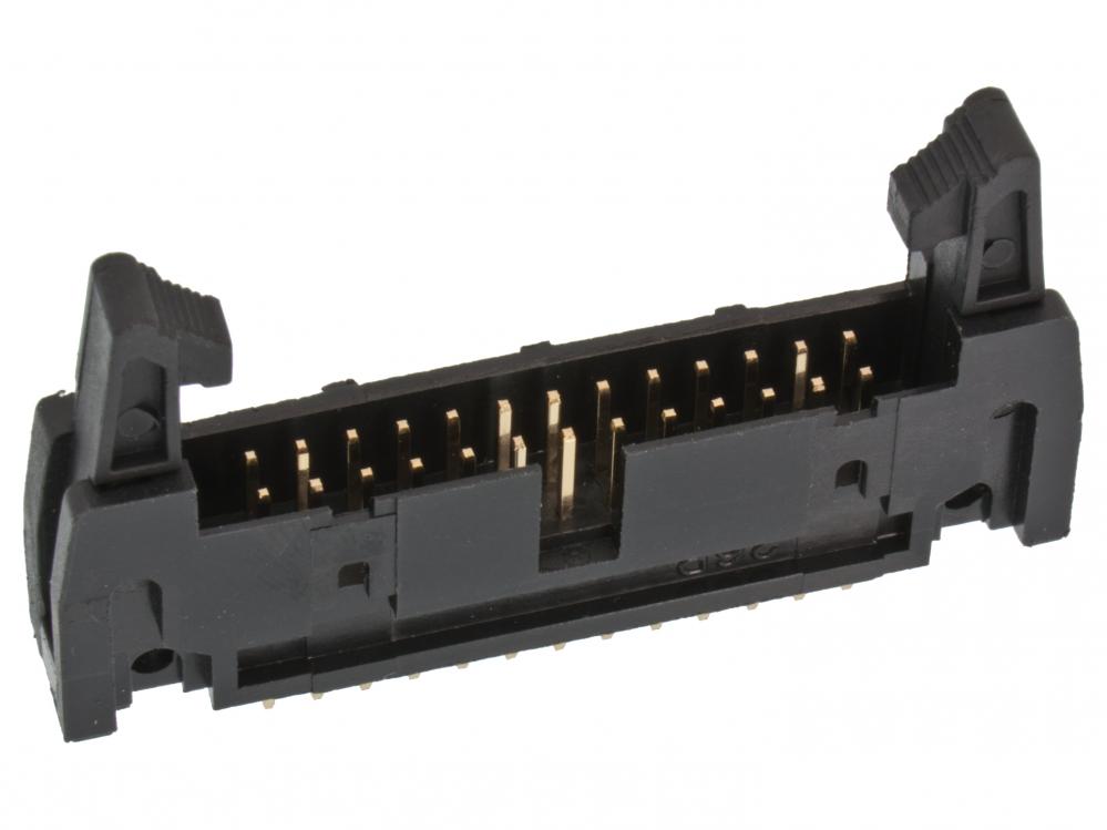 Buy IDC box header PCB 26-p with long ejector 2.54mm at the right price ...