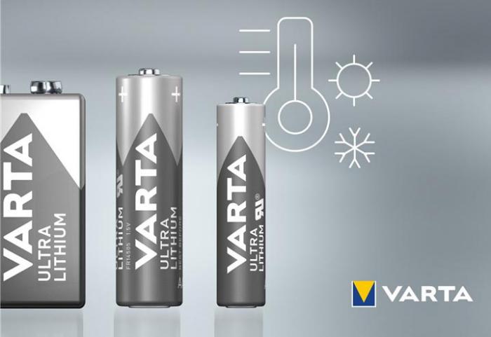 Buy AA lithium battery Varta 2-pack at the right price @ electrokit