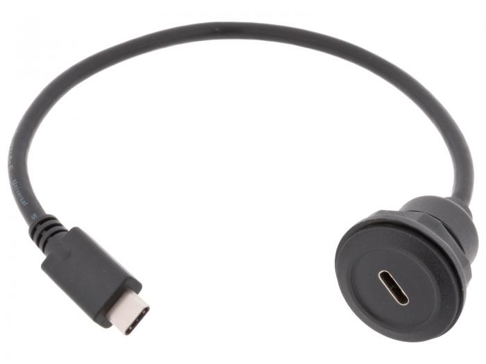 Buy Adapterkabel USB-C till USB-C panelmonterad at the right price ...