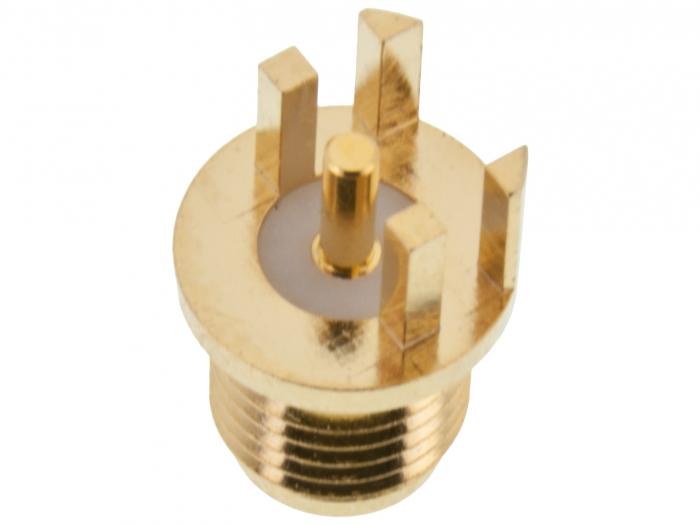 Buy SMA female PCB edge mount 4mm at the right price @ electrokit