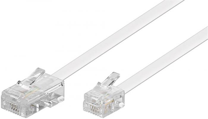 Köp RJ45 till RJ11 modular signal- och telekabel 3m vit till rätt pris ...
