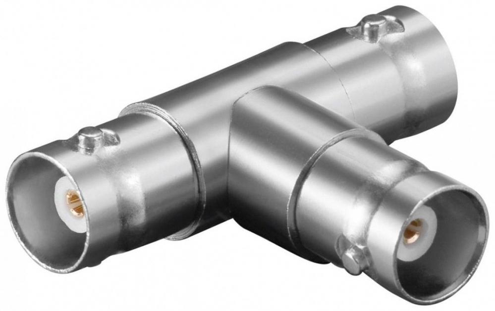 Buy BNC T-connector female-female-female at the right price @ electrokit