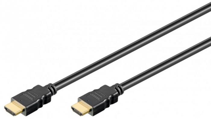 Buy HDMI cable black 1m at the right price @ electrokit