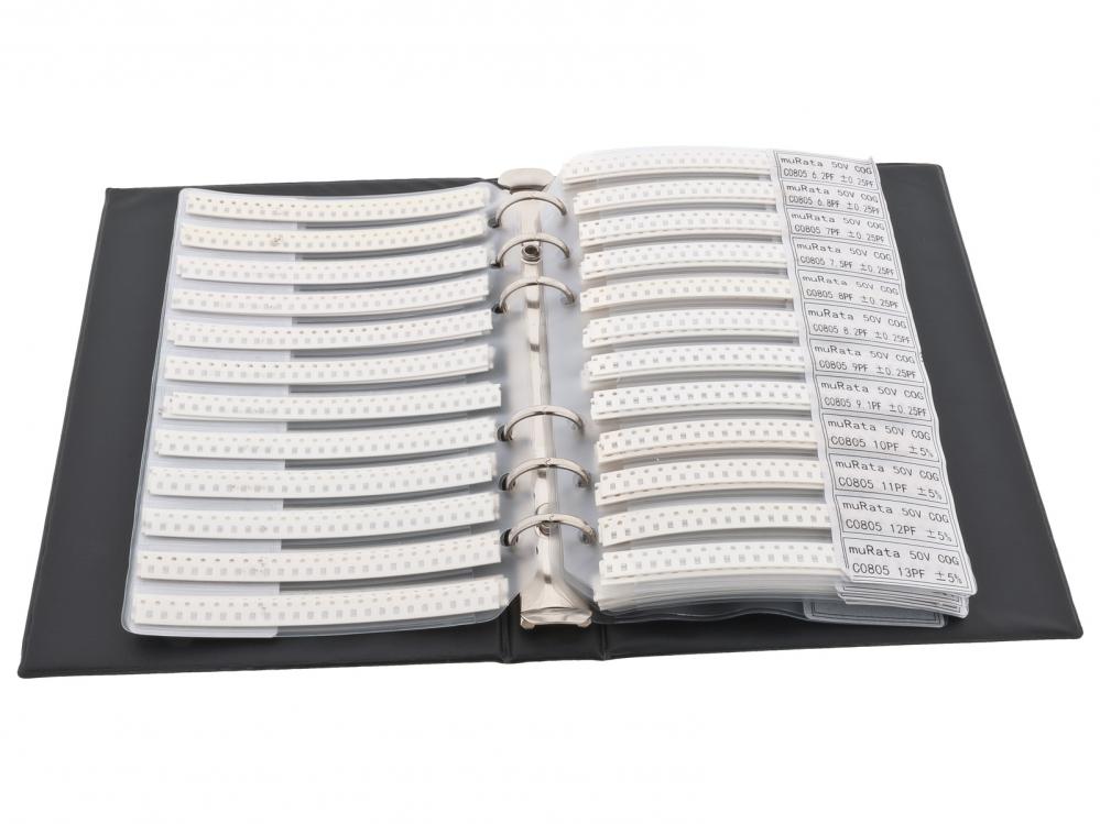 Buy Capacitor book 4500pcs SMD 0805 at the right price @ electrokit