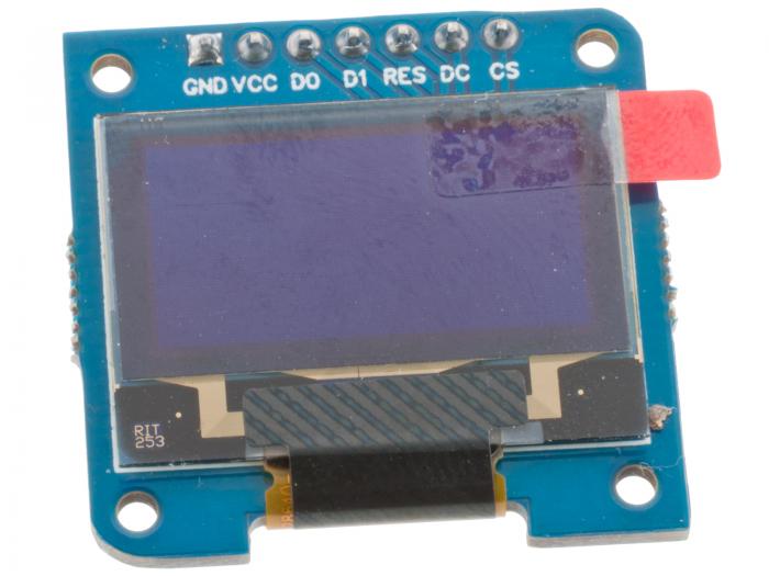Köp LCD OLED 0.96" 128x64 SPI/I2C (restparti) till rätt pris @ electrokit
