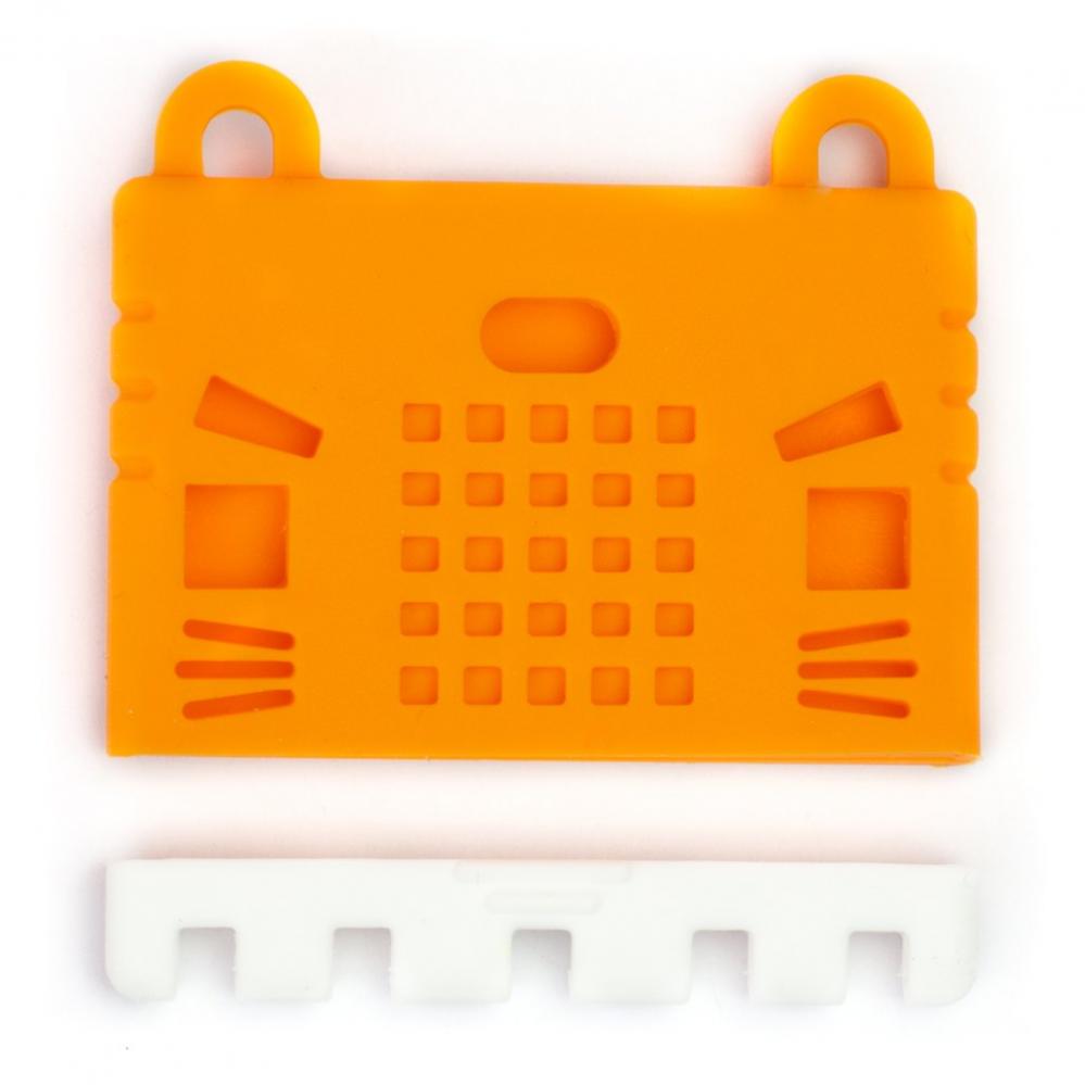 Köp Kitty Case för BBC micro:bit - orange till rätt pris @ electrokit