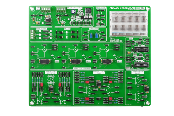 Buy Analog System Lab Kit PRO at the right price @ electrokit