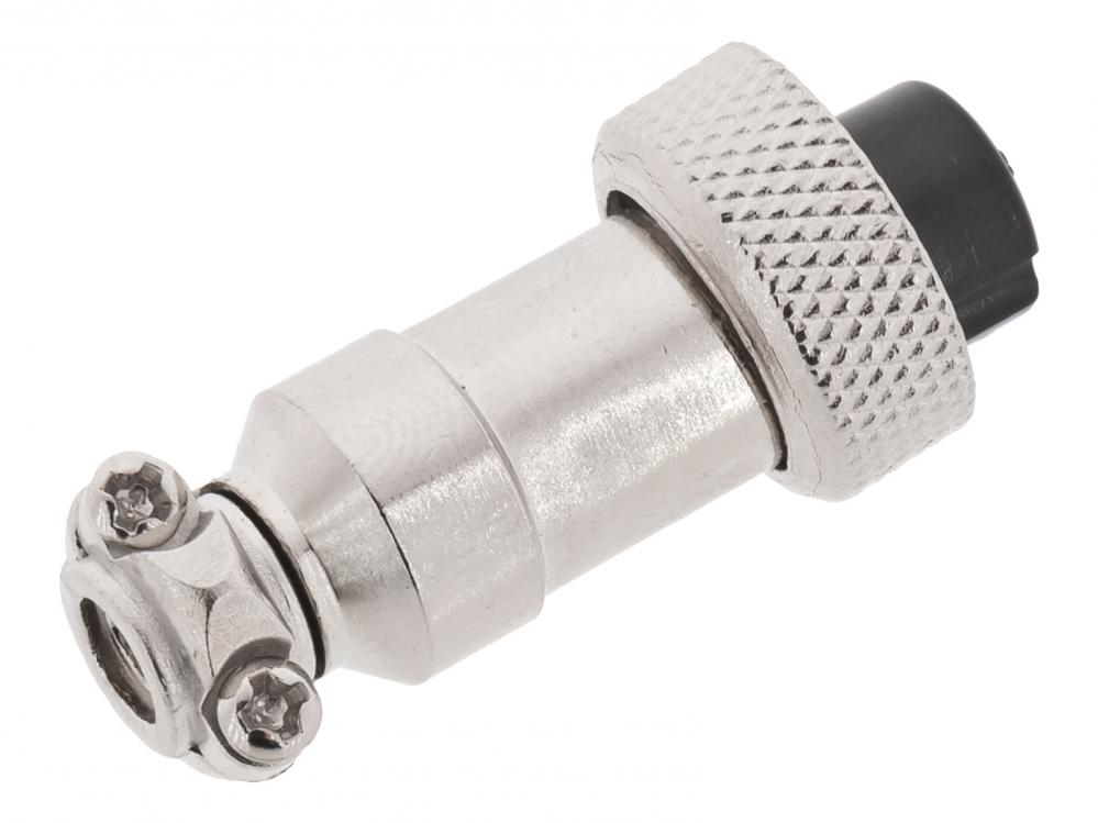 Buy Connector GX12 jack 7-pin at the right price @ electrokit