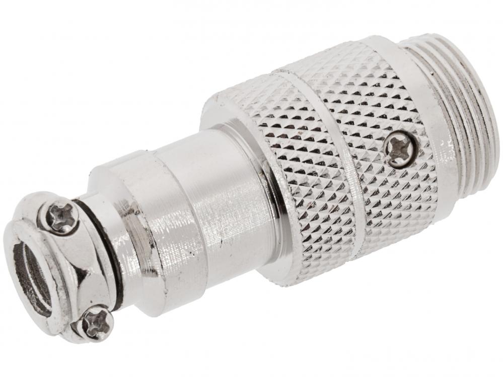 Buy Connector GX16 plug 4-pin cable at the right price @ electrokit