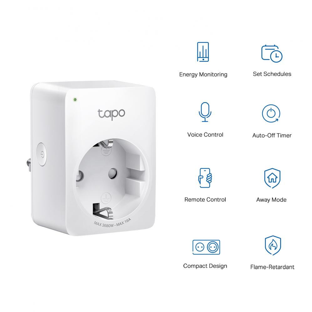 Köp TP-Link Tapo P110 Smart Wi-Fi Socket till rätt pris @ electrokit