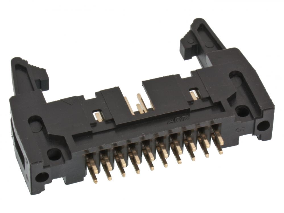 Buy IDC box header PCB 20-p with long ejector 2.54mm at the right price ...