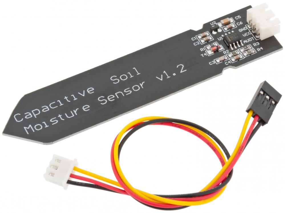 Buy Jordfuktighetssensor kapacitiv Analog at the right price @ electrokit