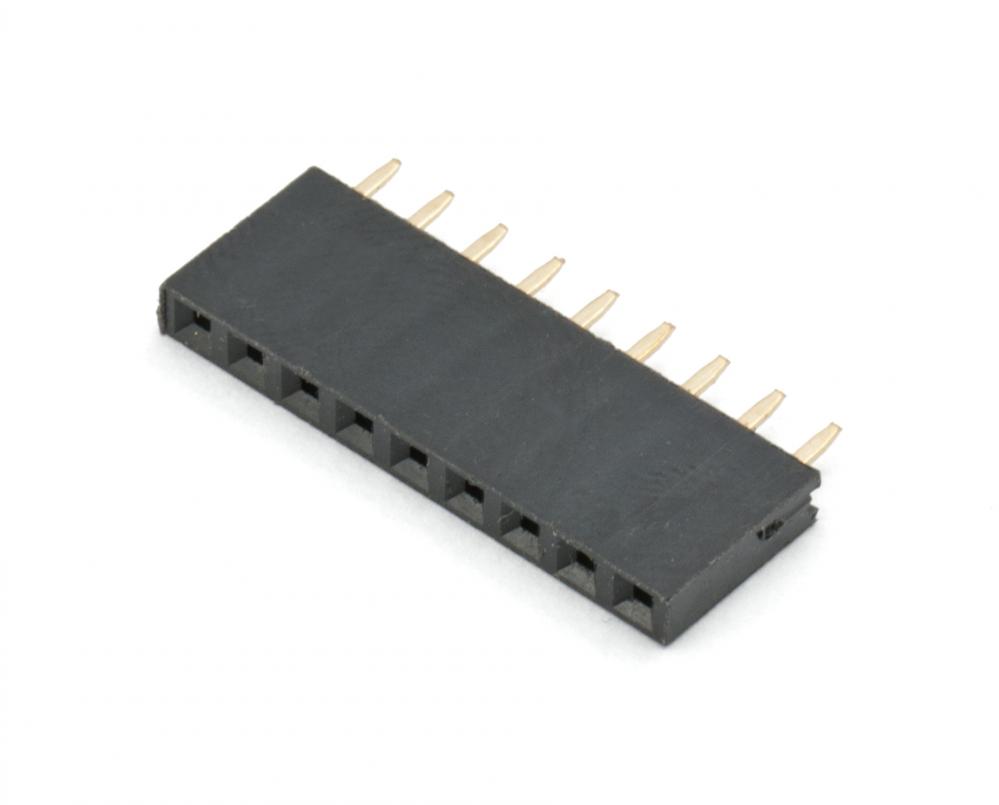 Köp Hylslist 2.54mm 1x9p till rätt pris @ electrokit