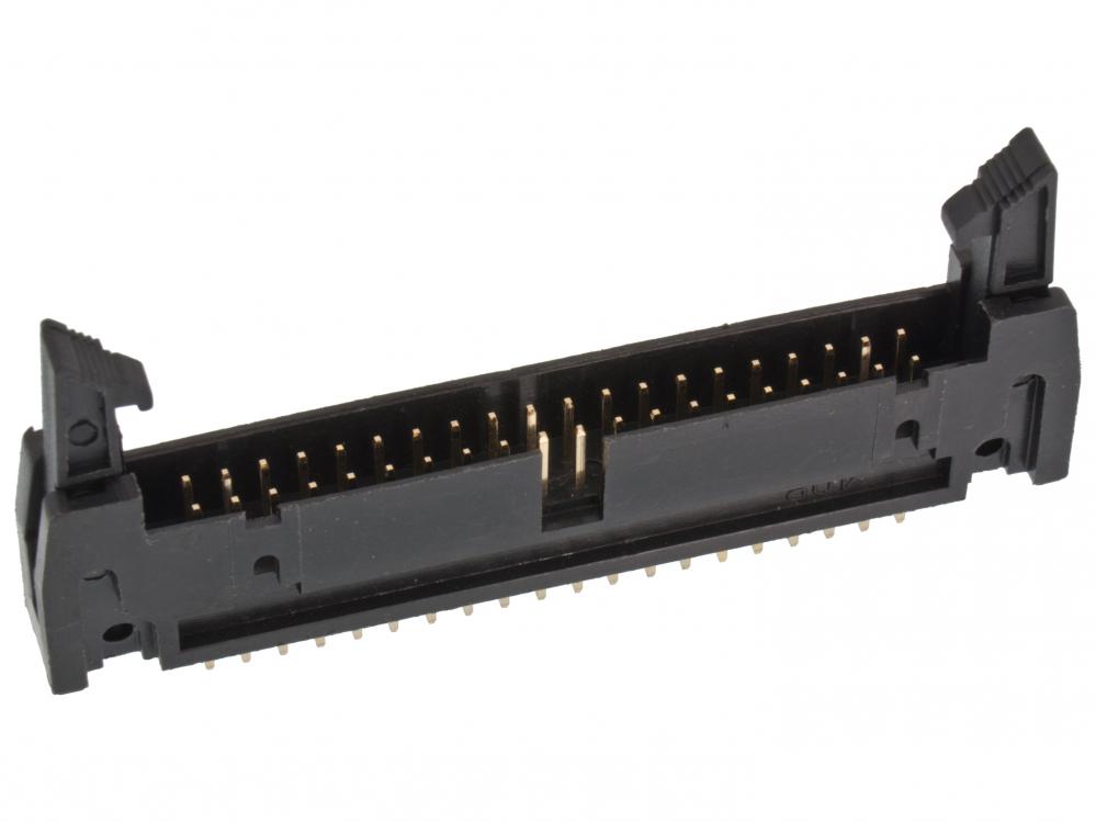 Buy IDC box header PCB 40-p with long ejector 2.54mm at the right price ...