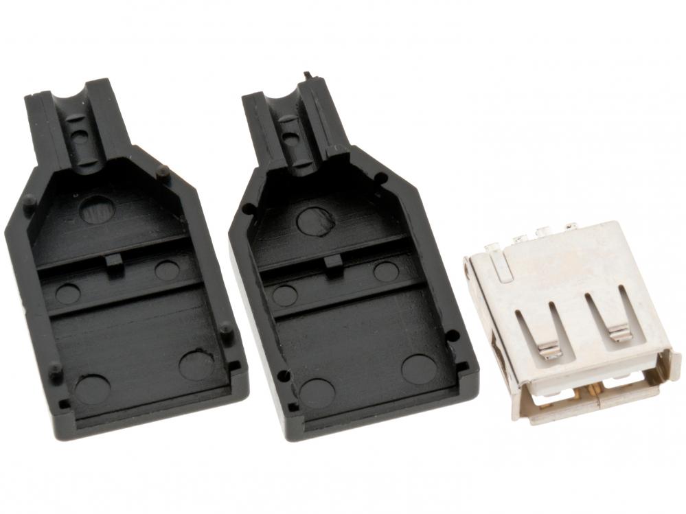 Buy USB A-female cable at the right price @ electrokit