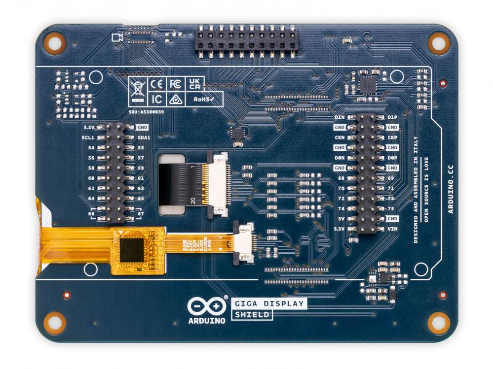 Köp Arduino Giga Display Shield till rätt pris @ electrokit