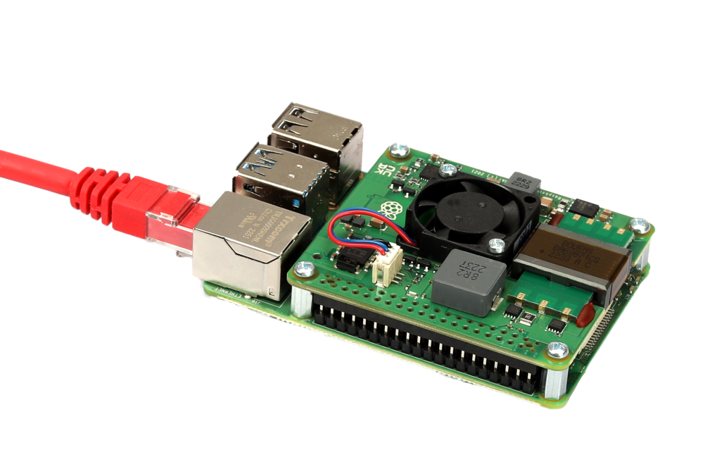Köp Raspberry Pi 4 Model B 2GB och PoE+ HAT till rätt pris @ electrokit