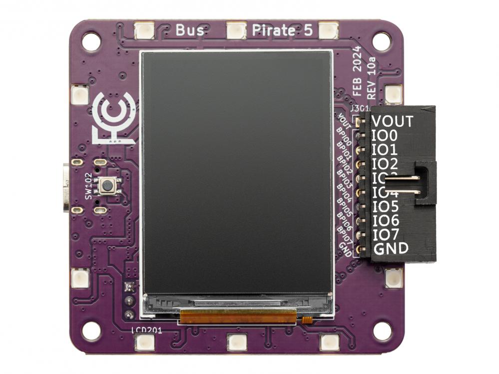 Köp Bus Pirate v5 med inbyggnadslåda (REV10) till rätt pris @ electrokit