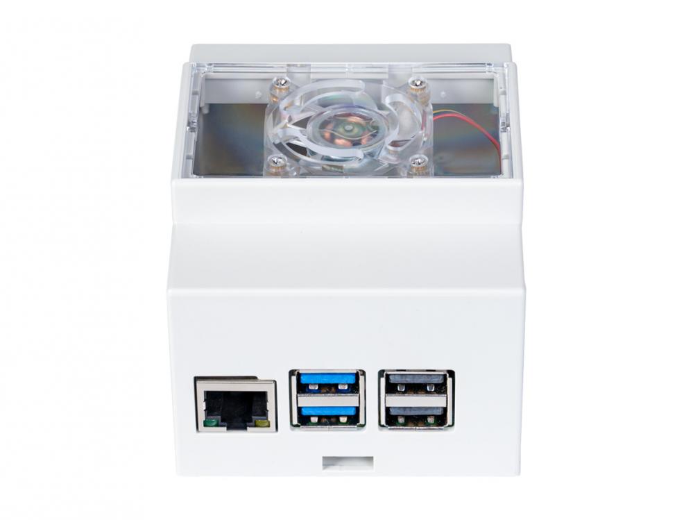 Buy Inbyggnadslåda för Raspberry Pi 5 - DIN-skena at the right price @ electrokit