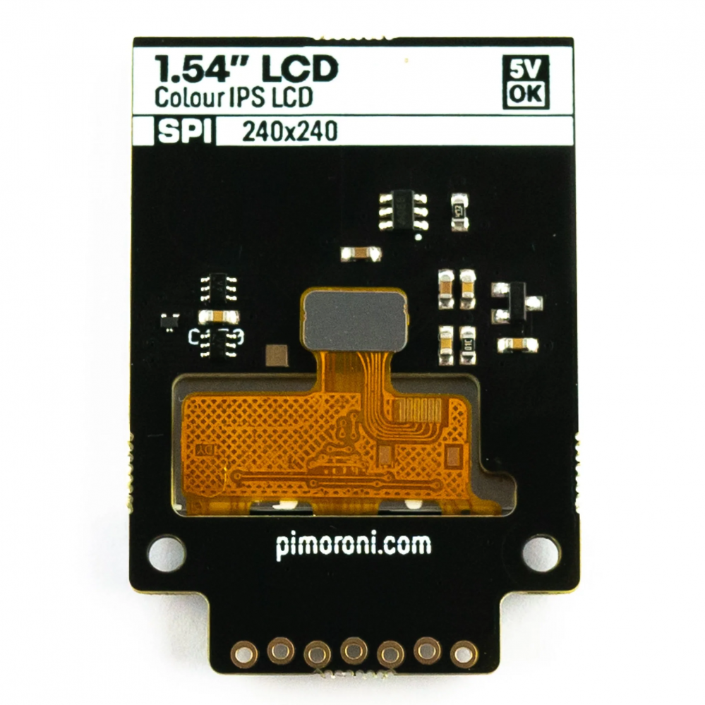 Buy 1.54" LCD breakout 240x240px at the right price @ electrokit