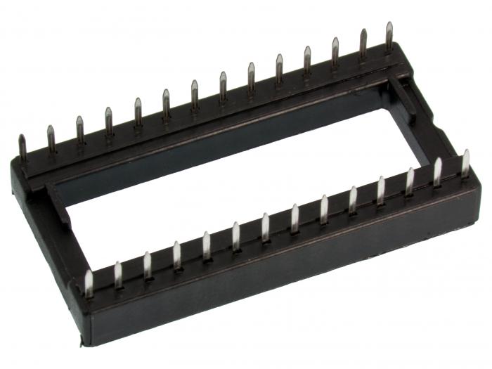 Buy DIL-socket 28-pin 0.6" at the right price @ electrokit