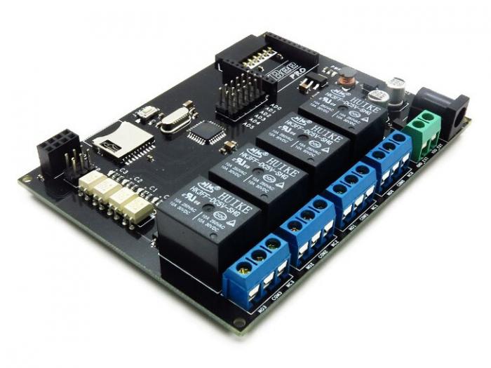Buy Rboard - Intelligent relay module 4x at the right price @ electrokit