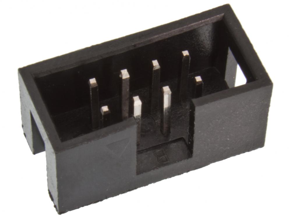 Buy IDC box header PCB 8-p 2.54mm at the right price @ electrokit