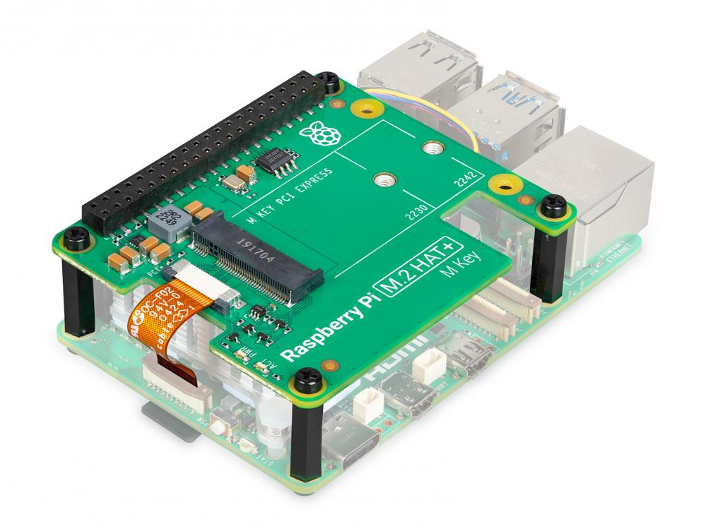 Köp Raspberry Pi M.2 HAT till rätt pris @ electrokit