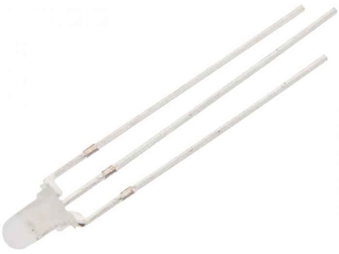 Buy LED 3mm röd/grön 3p gem katod at the right price @ electrokit