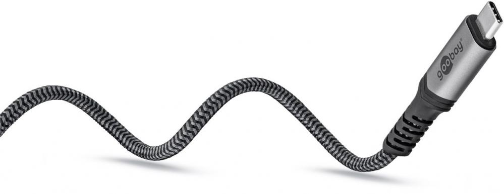 Buy USB-C cable textile USB 4.0 40Gbps 240W 1.8m at the right price ...