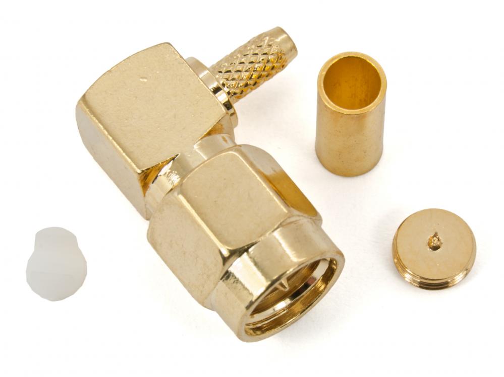 Buy SMA male 90deg RG-174 Max Gain at the right price @ electrokit