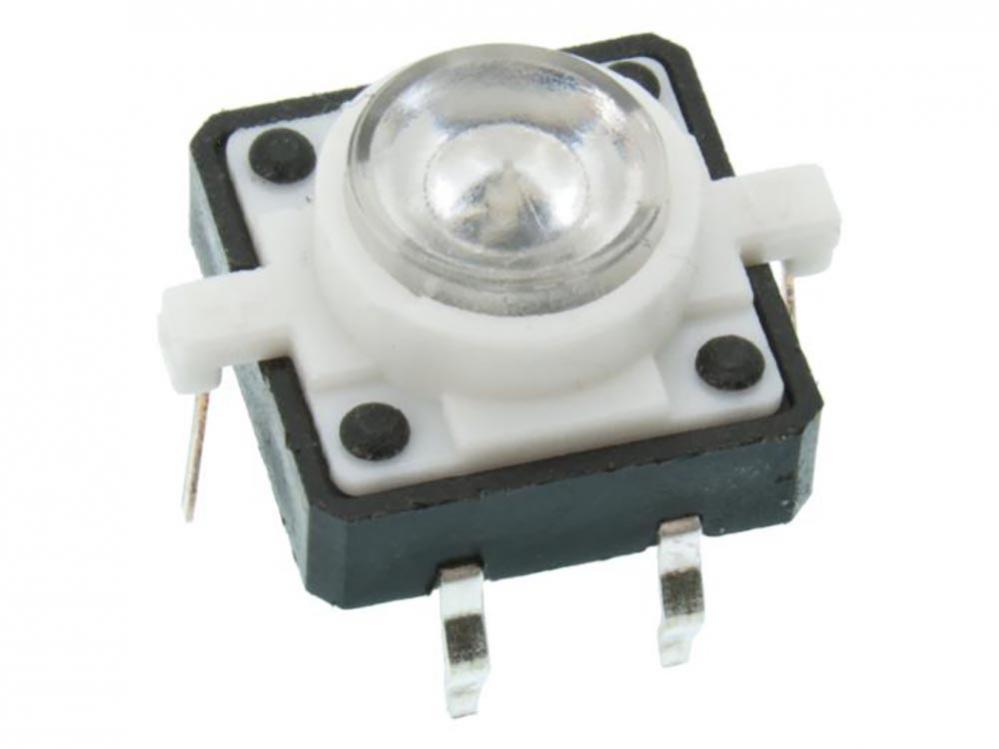 Buy Push switch PCB LED blue at the right price @ electrokit