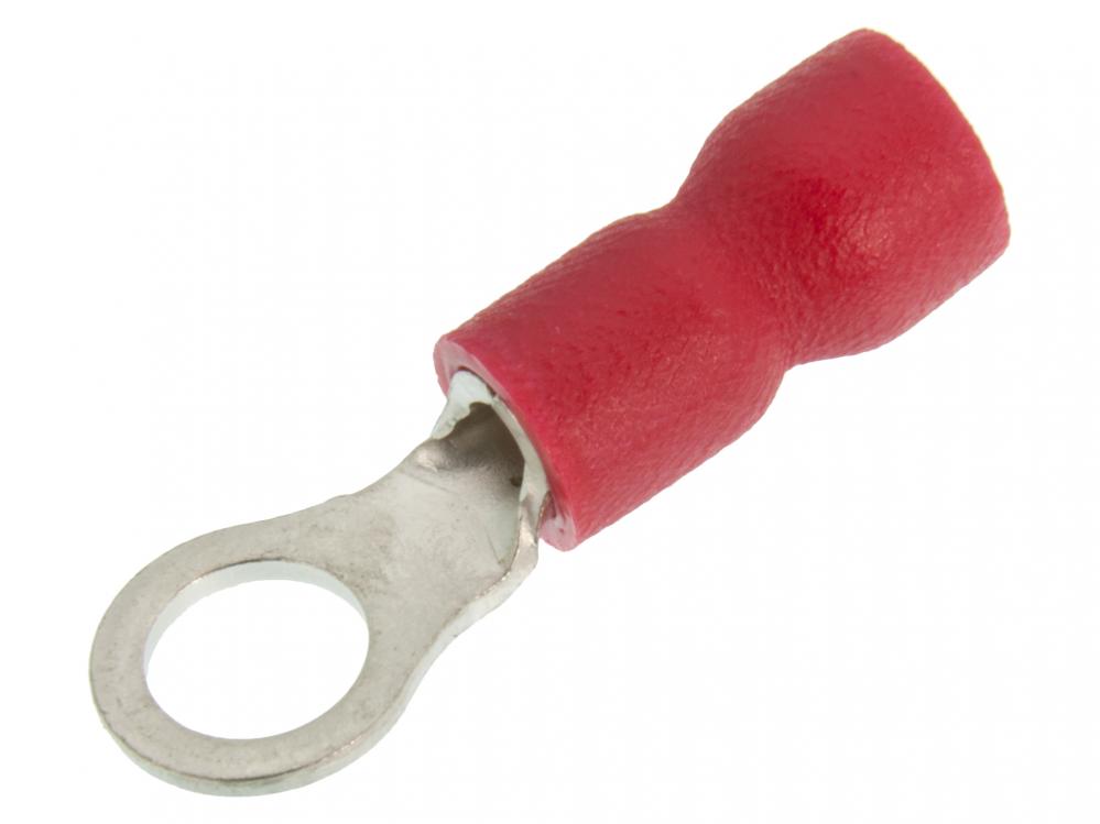 Buy Ring terminal 4.3mm red at the right price @ electrokit