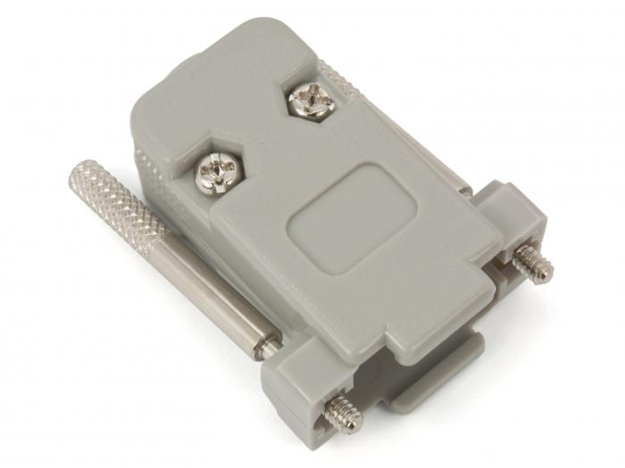 Köp Kåpa D-SUB 9p (HD15p) plast grå m. tumskruvar till rätt pris ...