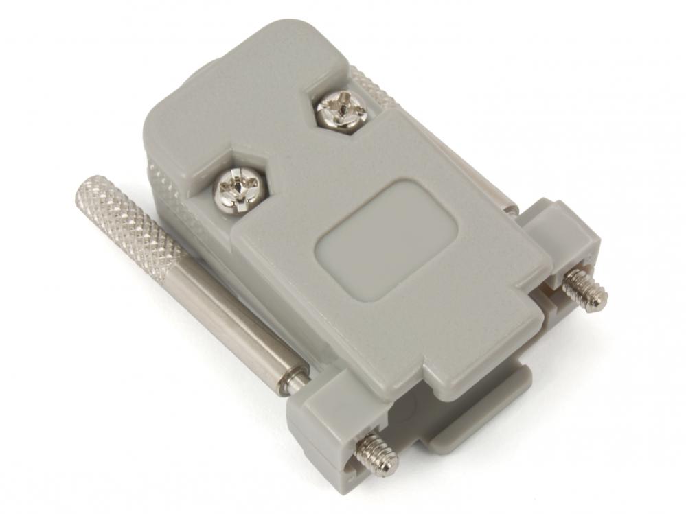 Buy Plastic cover for D-SUB 9-p (HD15p) w. thumbscrews at the right ...