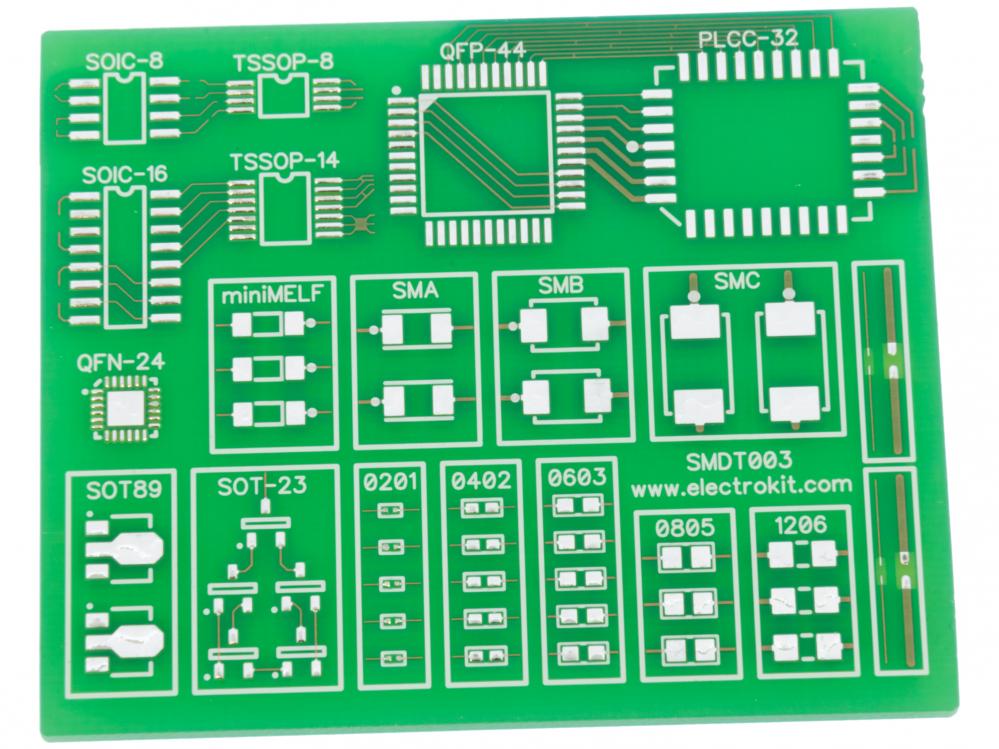 Buy Surface mount soldering practice at the right price @ electrokit